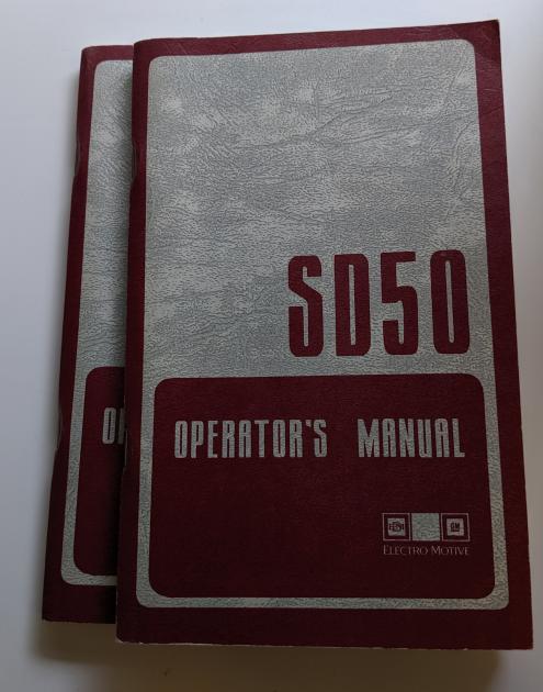 EMD SD50 Operator's Manual 3rd Edition, June 1983 | The CRHS's Conrail ...