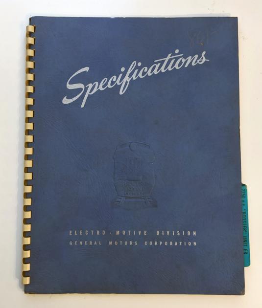 Locomotive Specifications Booklet: EMD E8B | The CRHS's Conrail ...