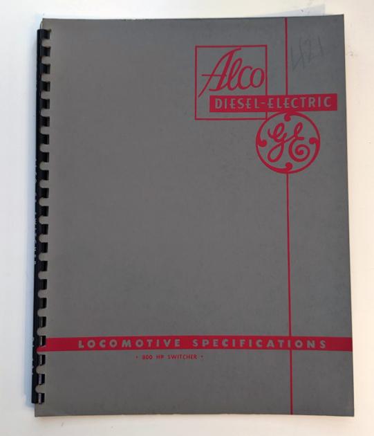 Locomotive Specifications Booklet: Alco S5 (DL-421) | The CRHS's ...