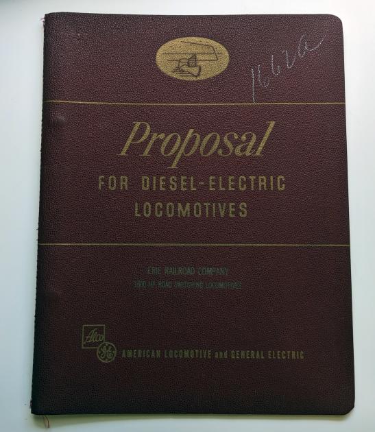 Alco proposal for Diesel Electric Locomotives: 1600 HP Road Switching ...