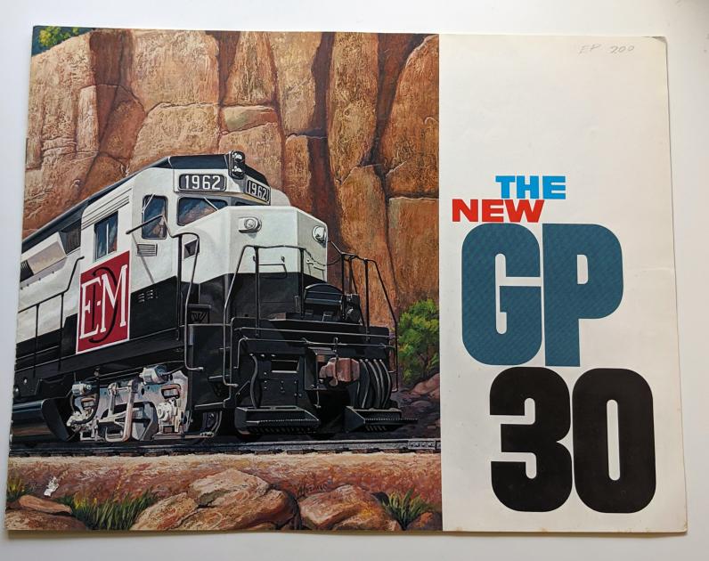 GP 30 sales brochure: The New GP30 | The CRHS's Conrail Artifact Archive