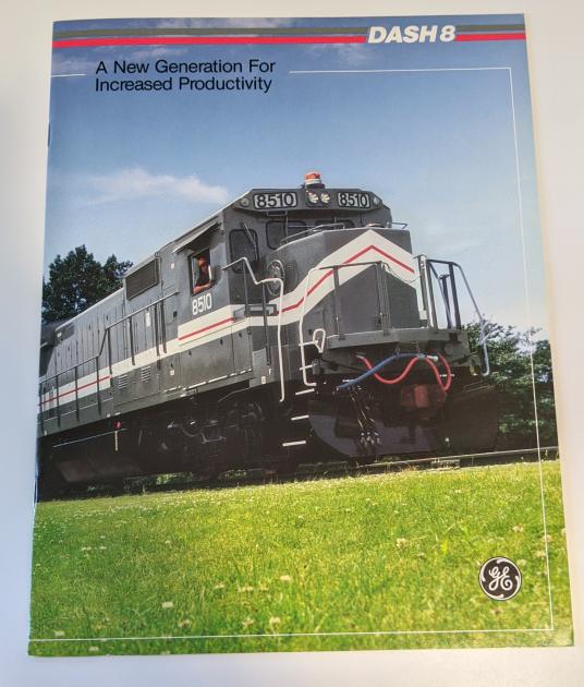 GE Dash 8 Sales Brochure TSBO-6218A | The CRHS's Conrail Artifact Archive