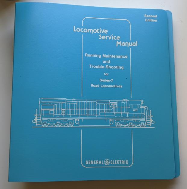 GE Series 7 Road Locomotive Service Information Manual GEK-30150A ...