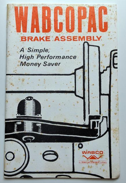 Sales Brochure: WABCOPAC Brake Assembly | The CRHS's Conrail Artifact ...