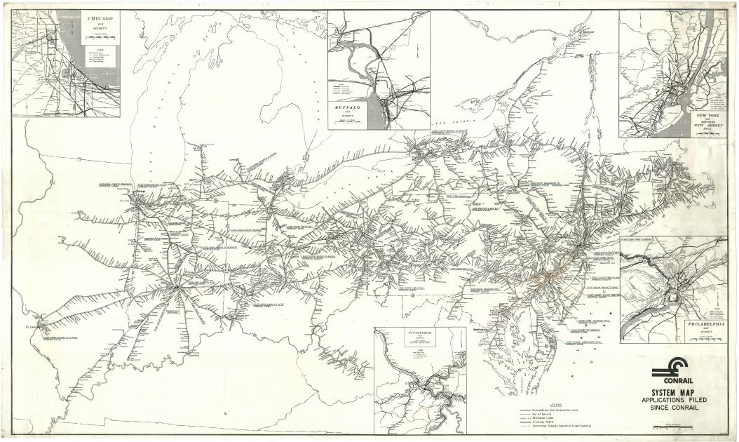 System Map: Applications Filed Since Conrail (est. 1981) | The CRHS's ...